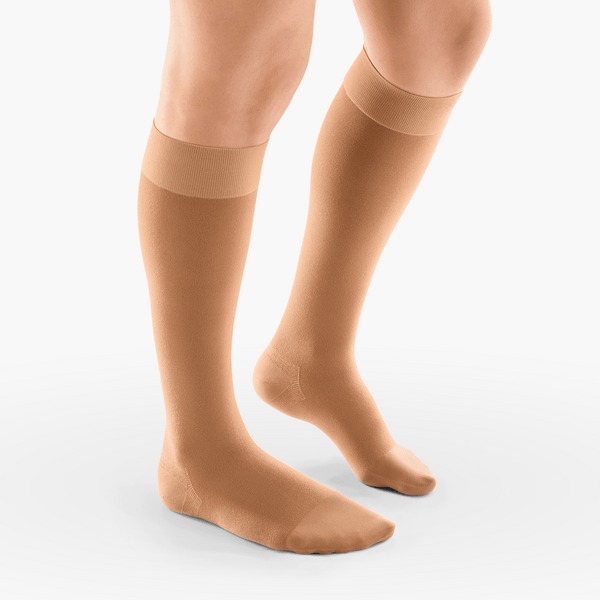VENOSAN® USA | 6000 Below Knee, 15-20 mmHg, Beige, Large, Short, Closed Toe